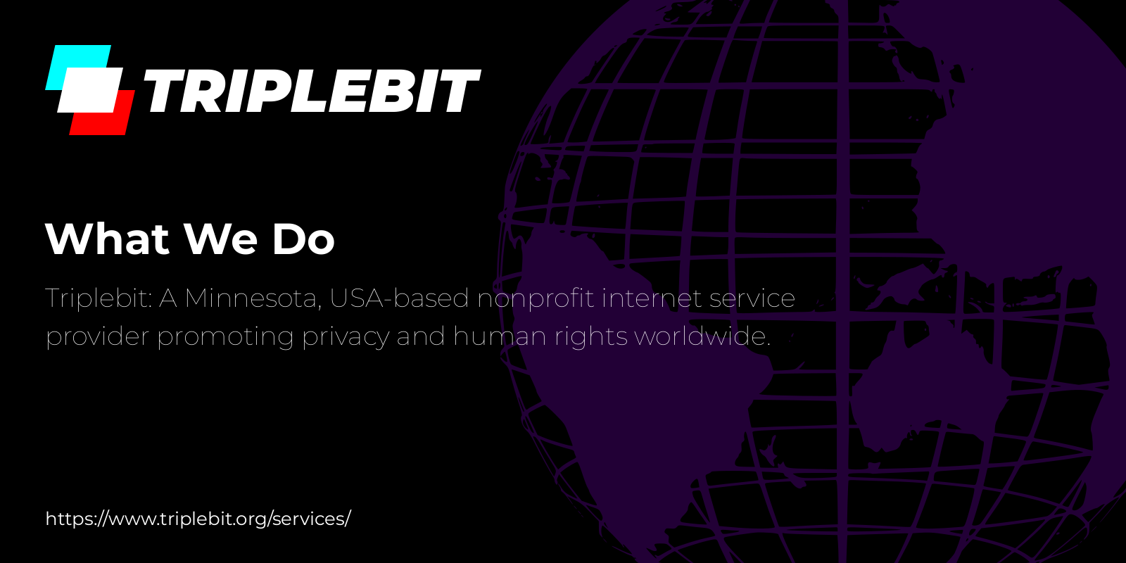 What We Do - Triplebit